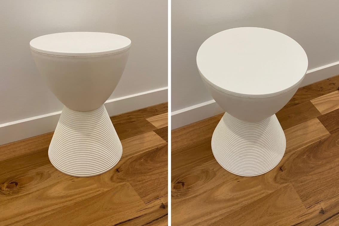 Prince Aha Hourglass Stool for the Bathroom | Emacity Life